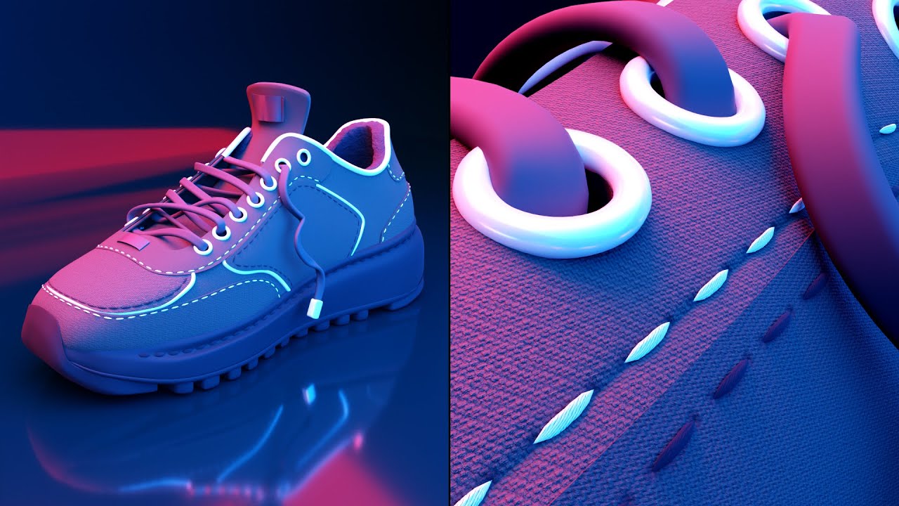 Example of the use of Stitches - Geometry Nodes - YouTube