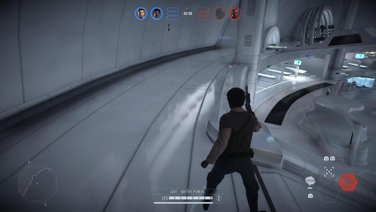 STAR WARS Battlefront II Hero showdown victory - YouTube