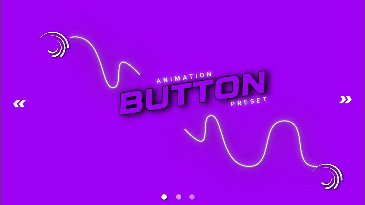 BUTTON ANIMATION LIKE ( AI ) FOR ALIGHT MOTION. | ️ | JOIN TELEGRAM ...