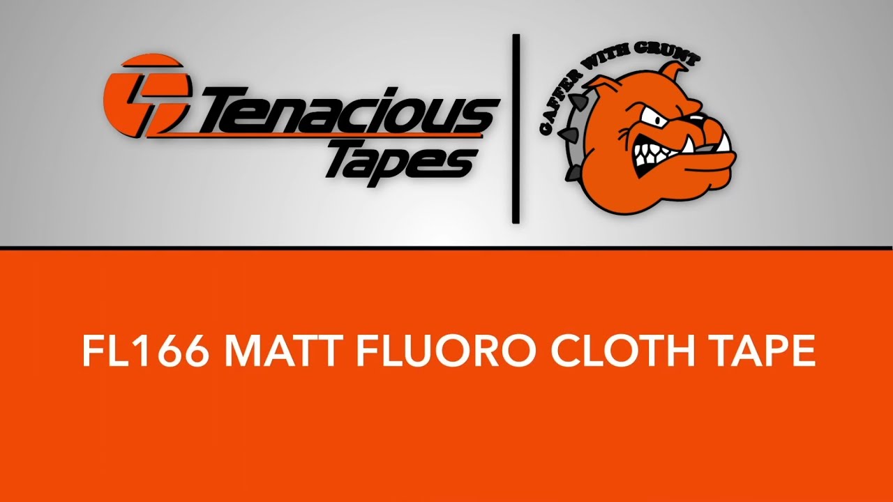 Tenacious Tapes | Gaffer with Grunt | FL166 Matt Fluoro Cloth Tape ...