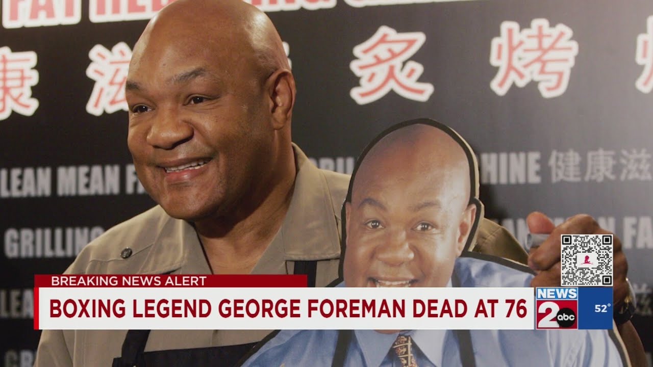 Boxing legend George Foreman has died at 76 - YouTube