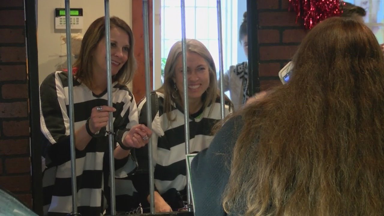 Community volunteers get 'locked up for good' - YouTube