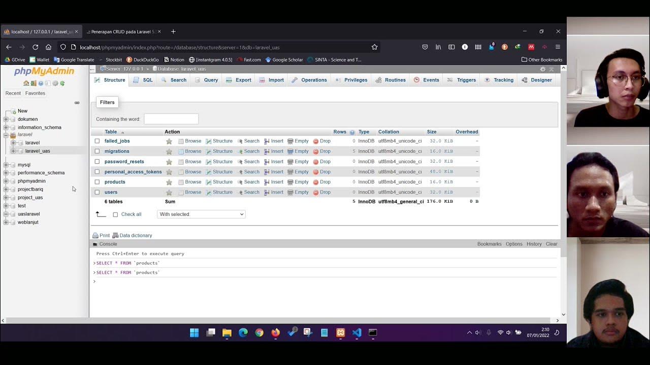 Presentasi Project CRUD Laravel - YouTube
