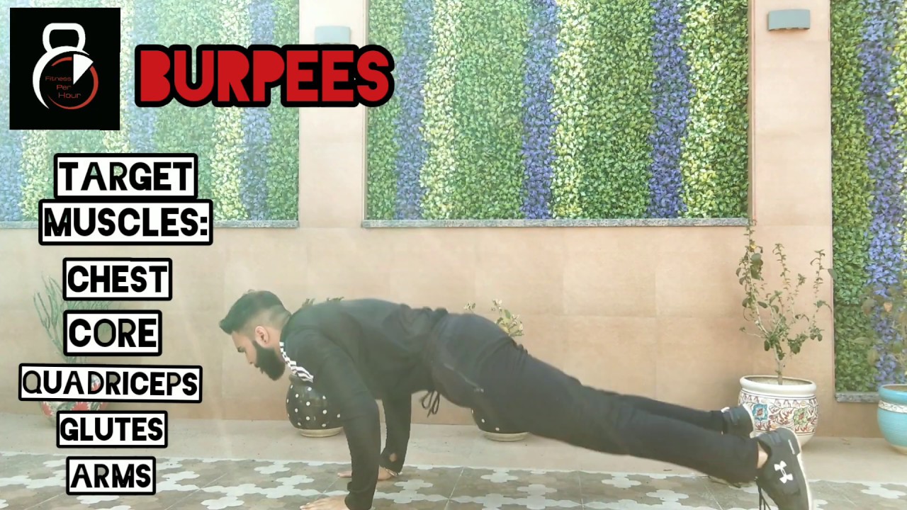 Burpees Tutorials | Fitness Per Hour - YouTube