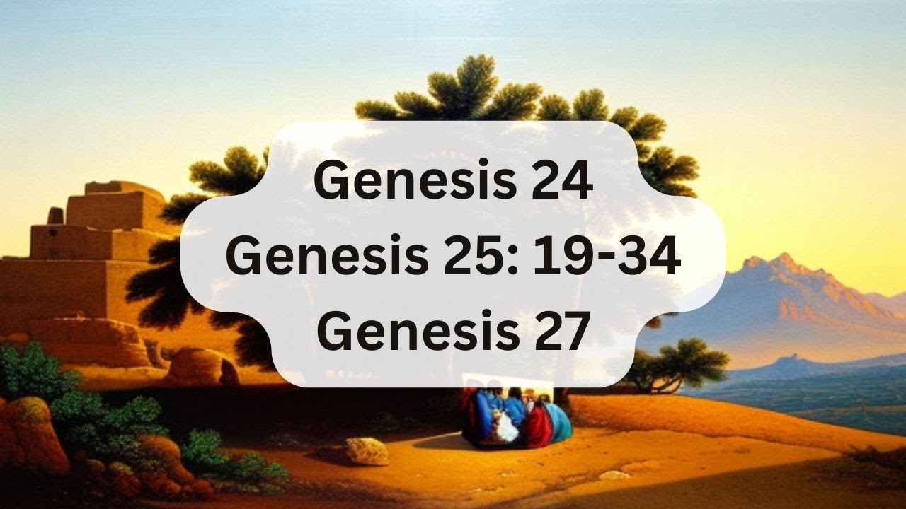 Genesis 24, 25:19-34, and 27 - YouTube