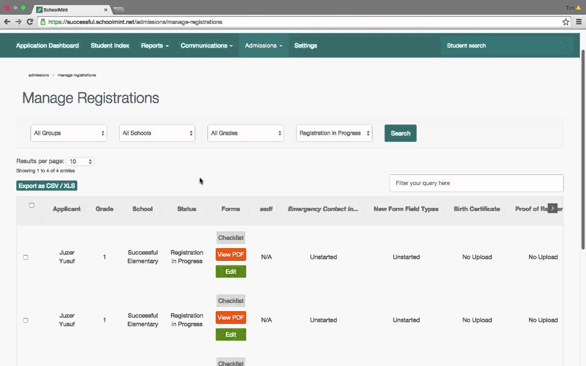 SchoolMint How To: Manage Registration Packets - YouTube