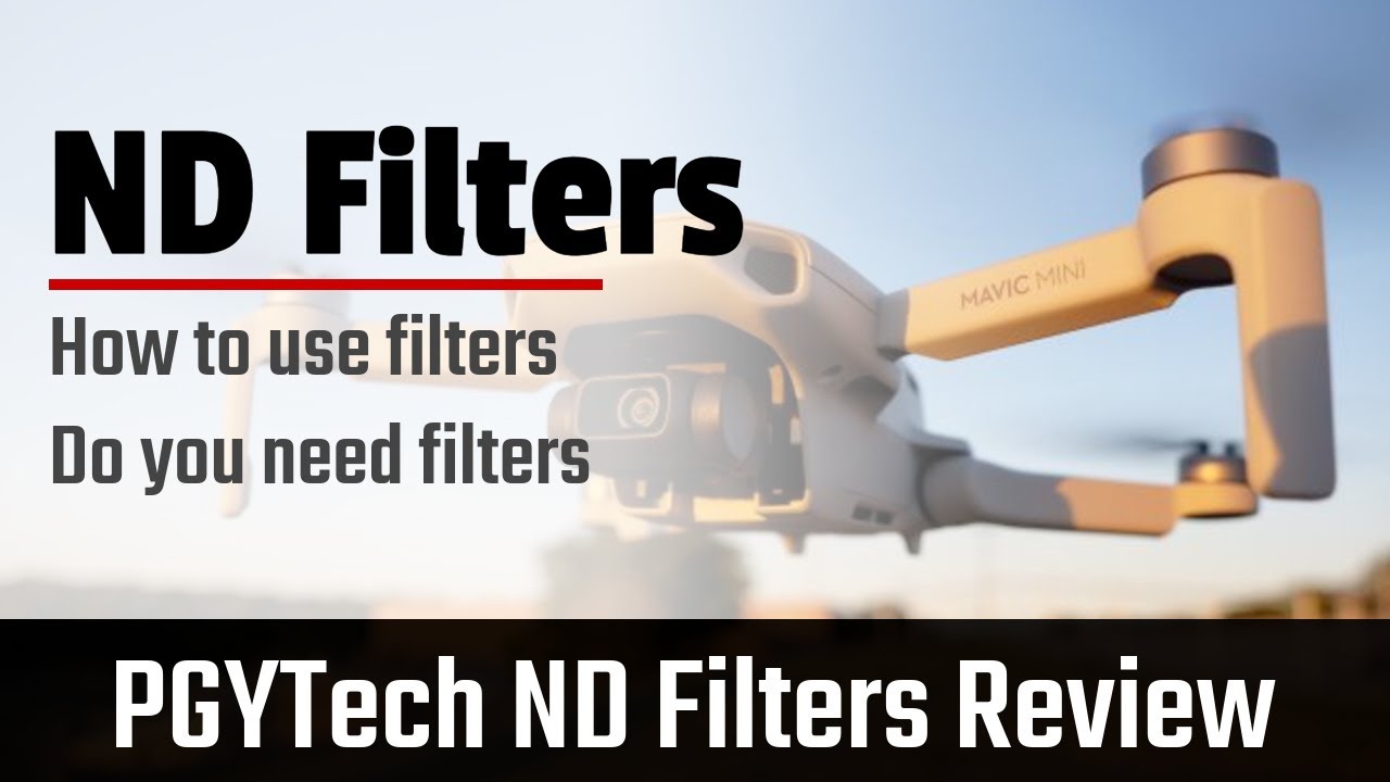 How to use ND Filters for your drone | PGYTech - YouTube