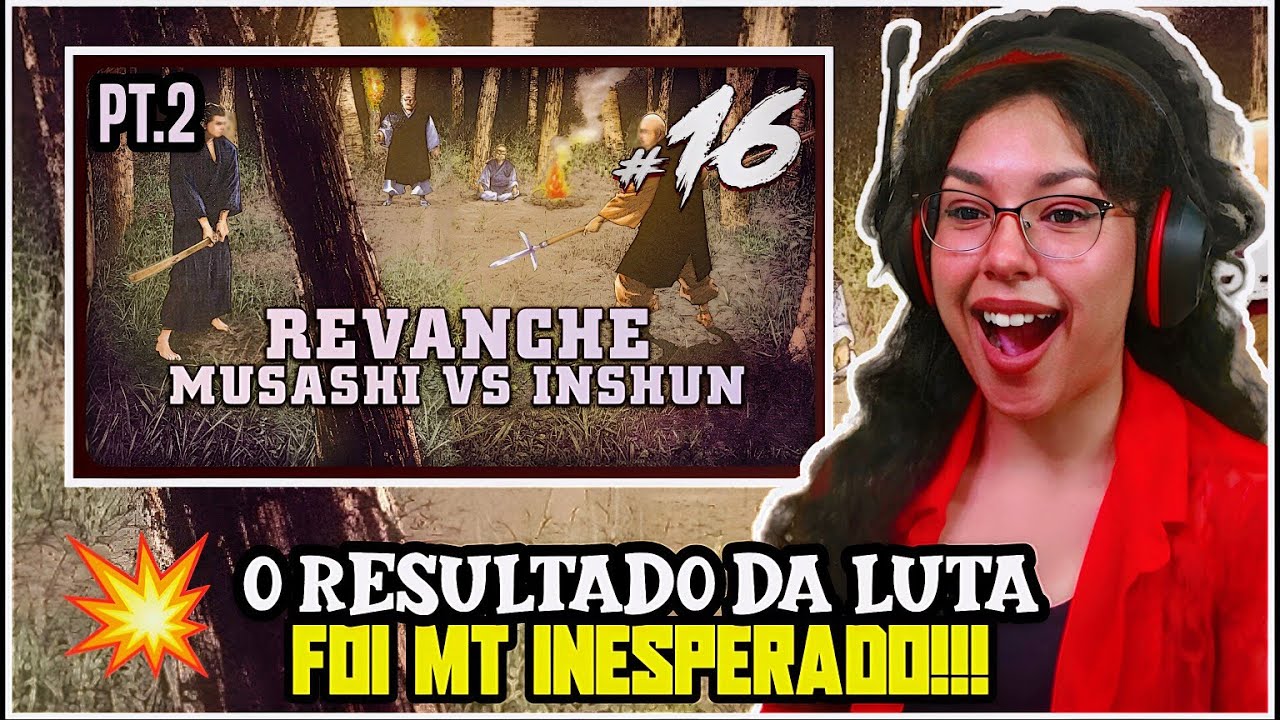 (INSANO DEMAIS!💥) Duelo Final - Inshun vs Musashi Pt.2 - Vagabond #16 ...