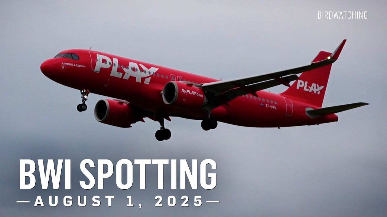 Plane Spotting at BWI Baltimore/Washington International Airport ...