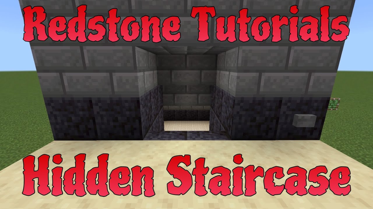 Redstone Tutorials #4 // Hidden Staircase - YouTube