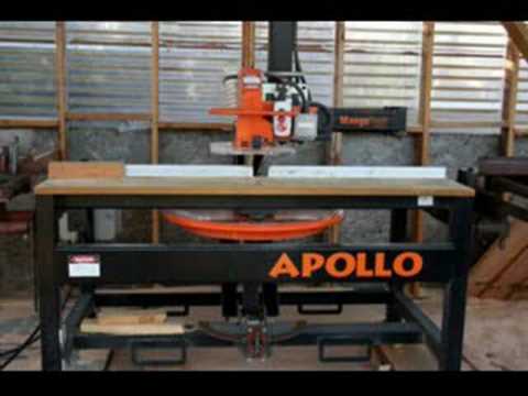 Apollo Centerpoint fenceline saw - YouTube