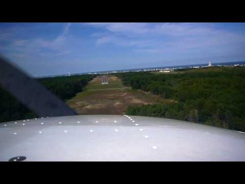 First Flight, Kitty Hawk, NC Landing Cessna 172 - YouTube