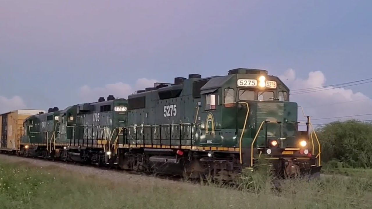 RVSC manifest headed westbound. Weslaco, TX. - YouTube