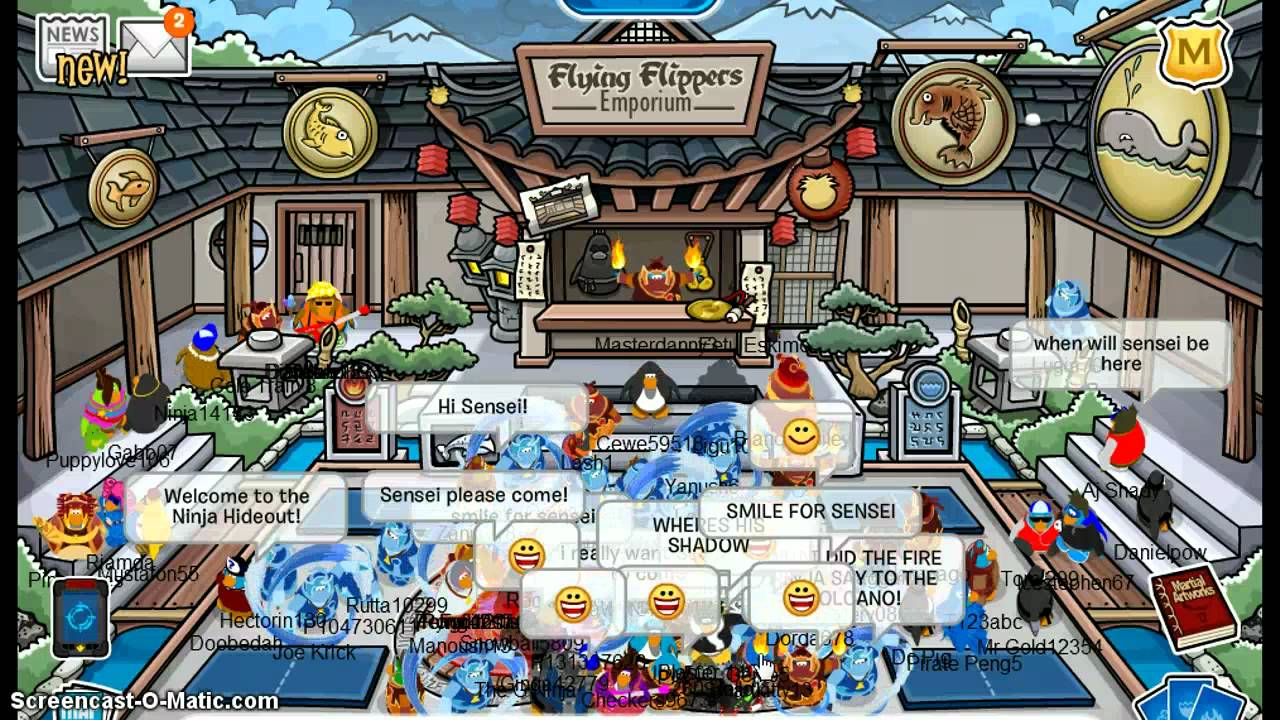 Ninja Hideout Party!(Forgot to upload) - YouTube