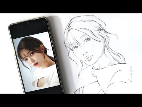 PORTRAIT PRACTICE | DRAWING WOMAN FACE - YouTube