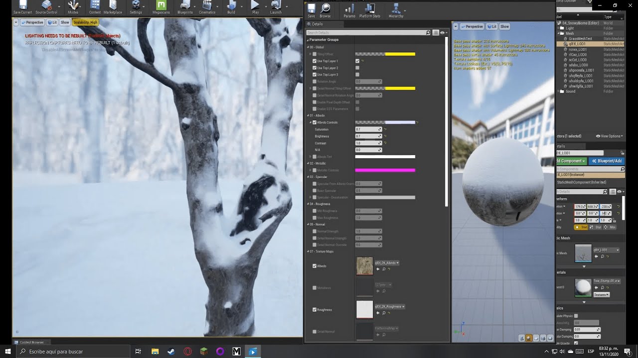 Add Grass/Snow/Sand To Quixel Assets - UE4 - YouTube