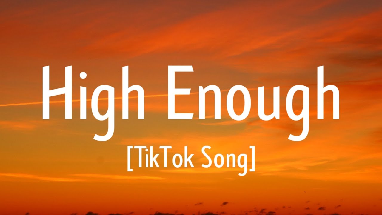 K.Flay - High Enough (Lyrics) "Cause I’m already high enough" [TikTok ...