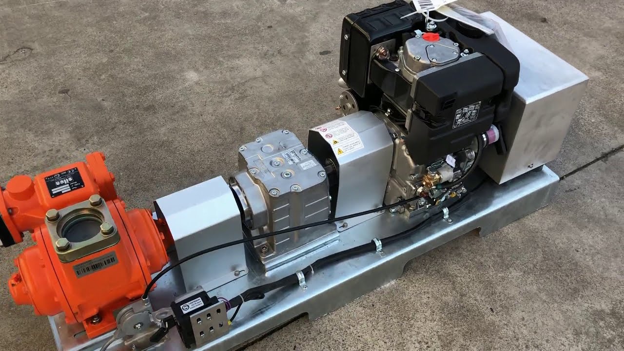 Silea motor pump (with Silea 1052E pump) - YouTube