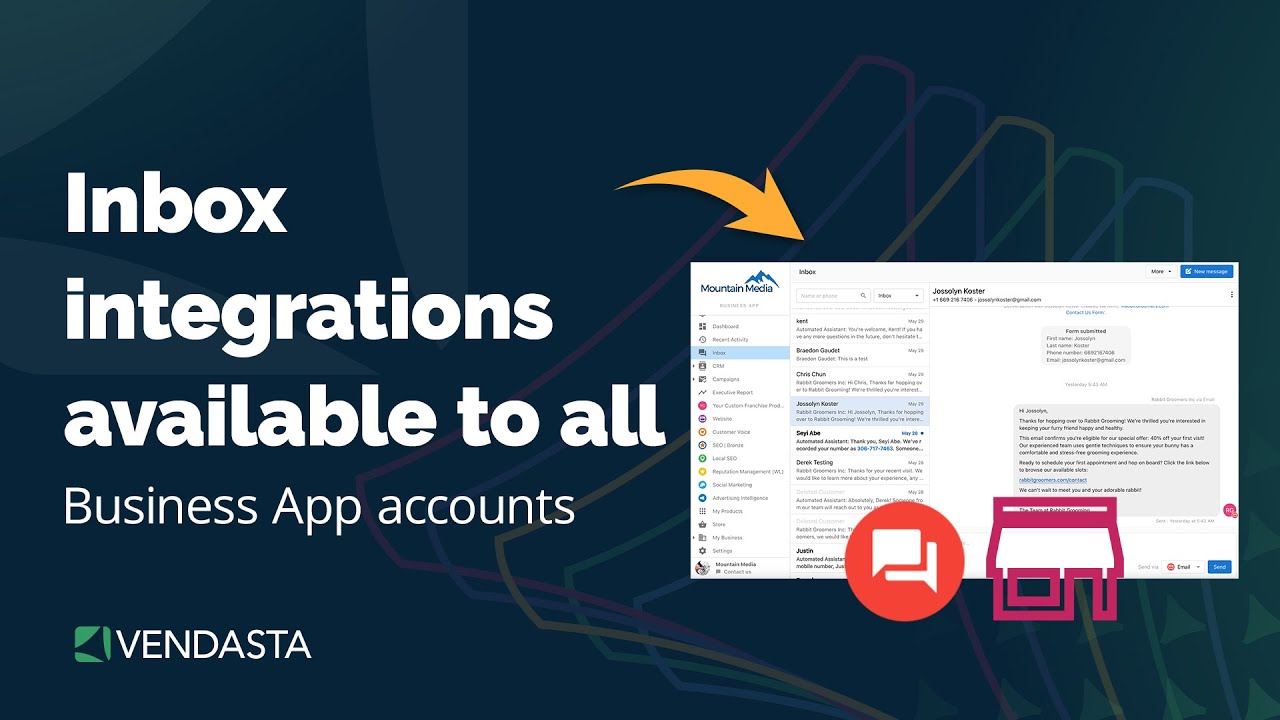 Inbox Integrations Available to all Business App Accounts - YouTube