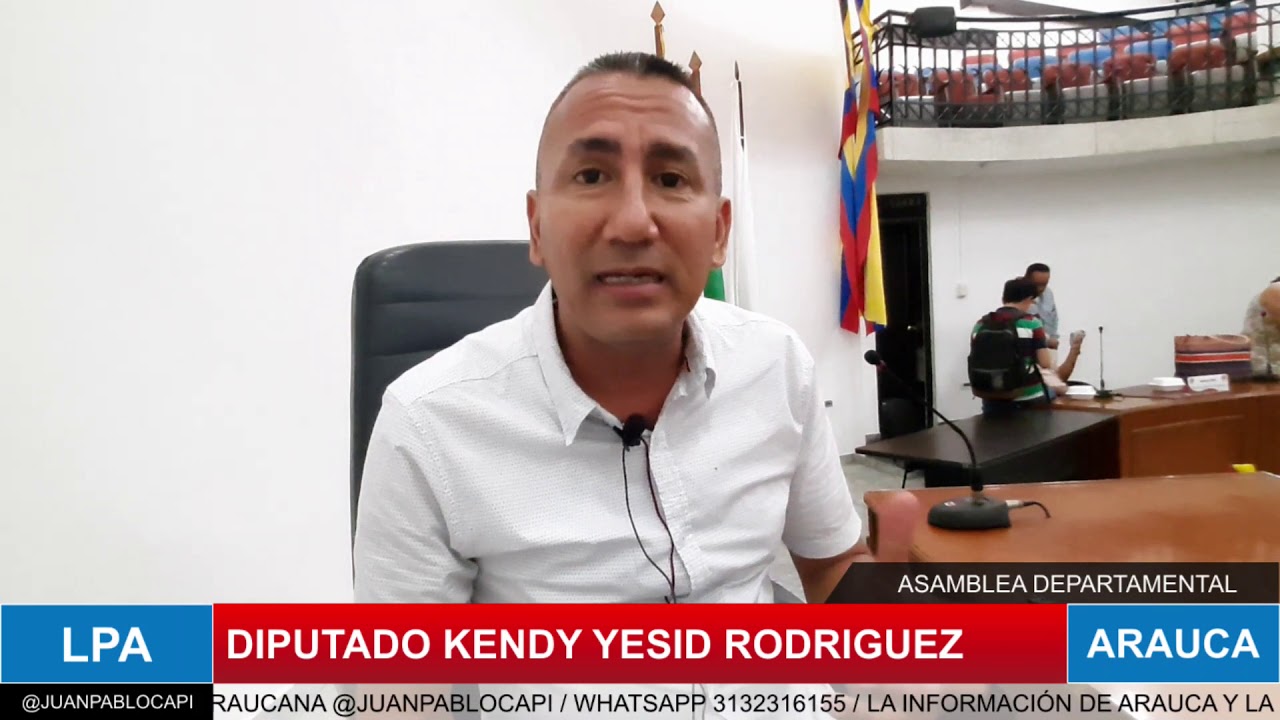 DIPUTADO KENDY YESID RODRIGUEZ - YouTube