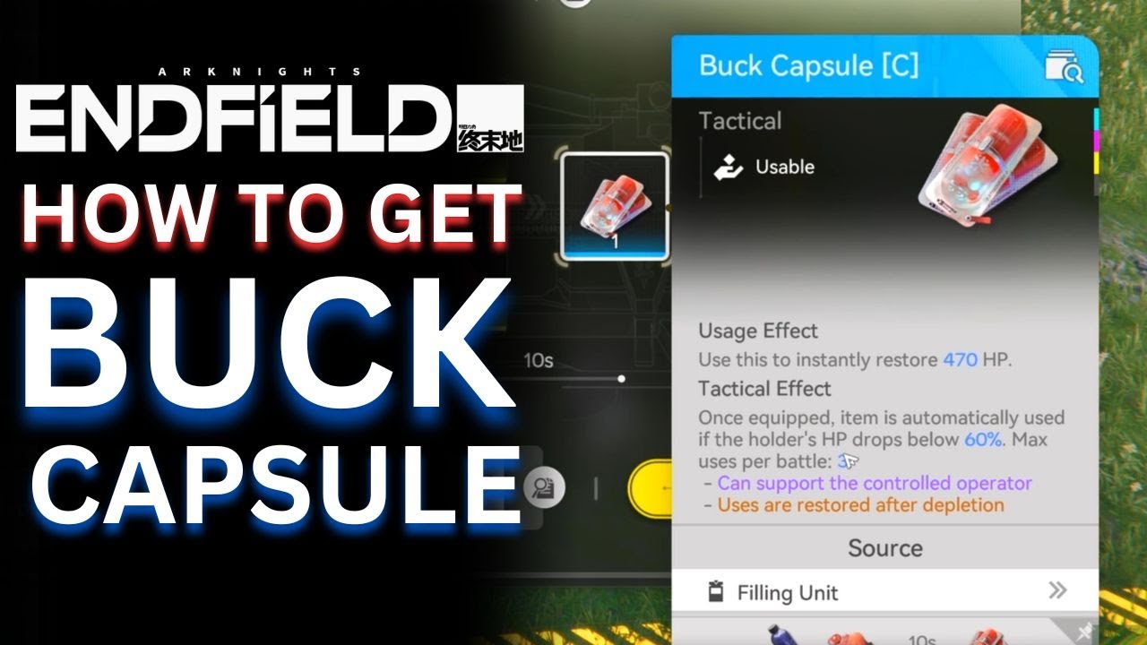 How to get Buck Capsule in Arknights Endfield - YouTube