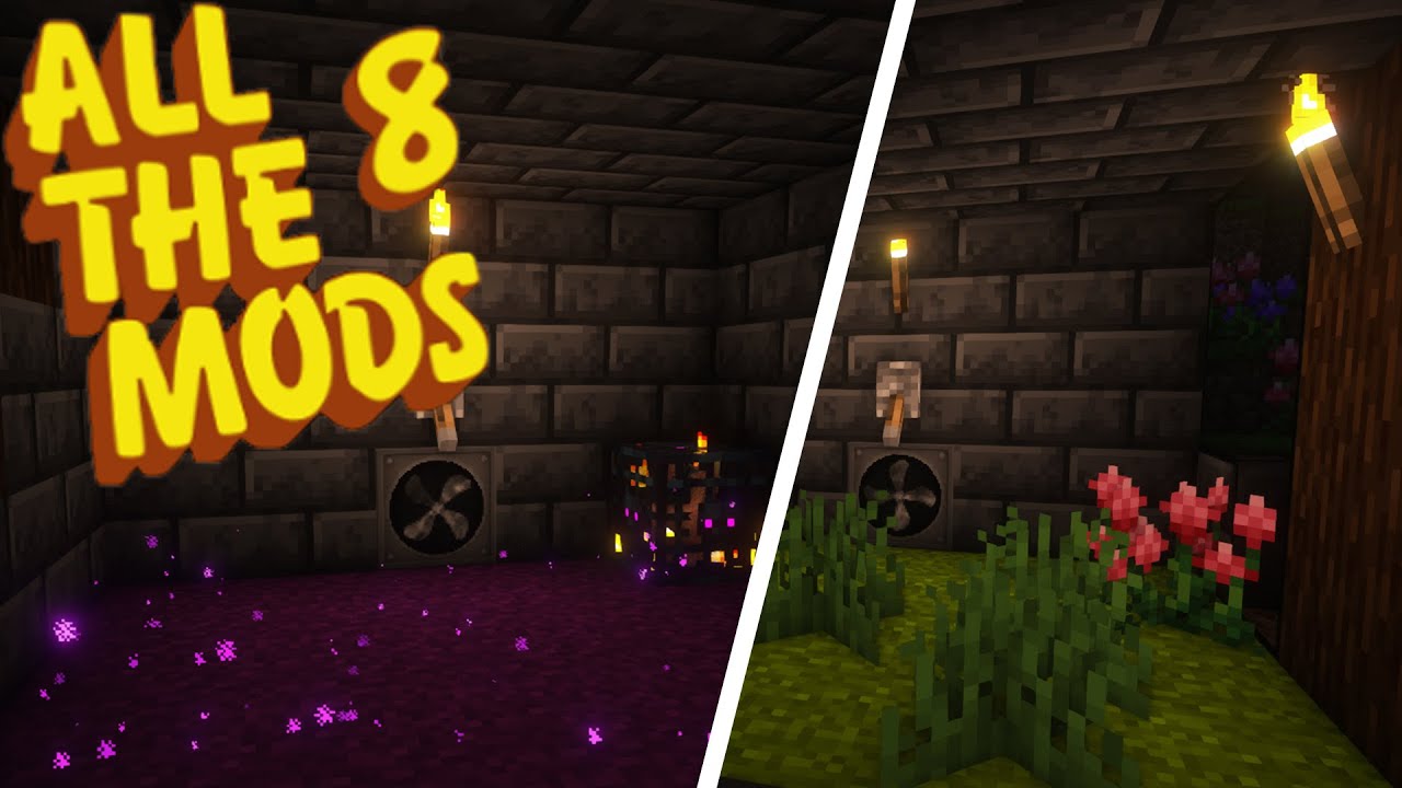 Quick And Easy Mob Grinder | All The Mods 8 SMP Ep. 9 - YouTube