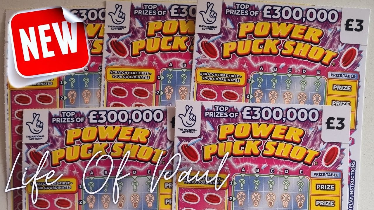 New £3 Lottery Scratch Cards. £15 of the Power Puck Shot scratch cards ...
