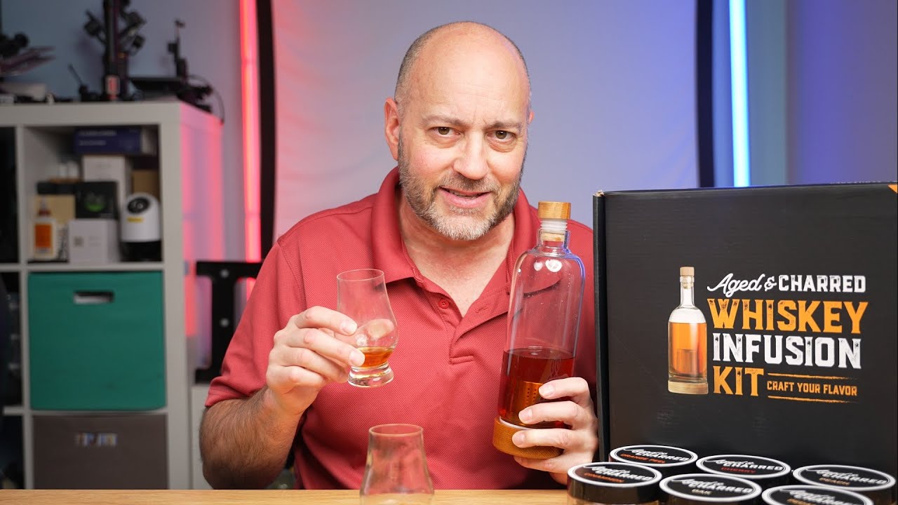 Aged and Charred whiskey infuser full demo and taste testing - YouTube