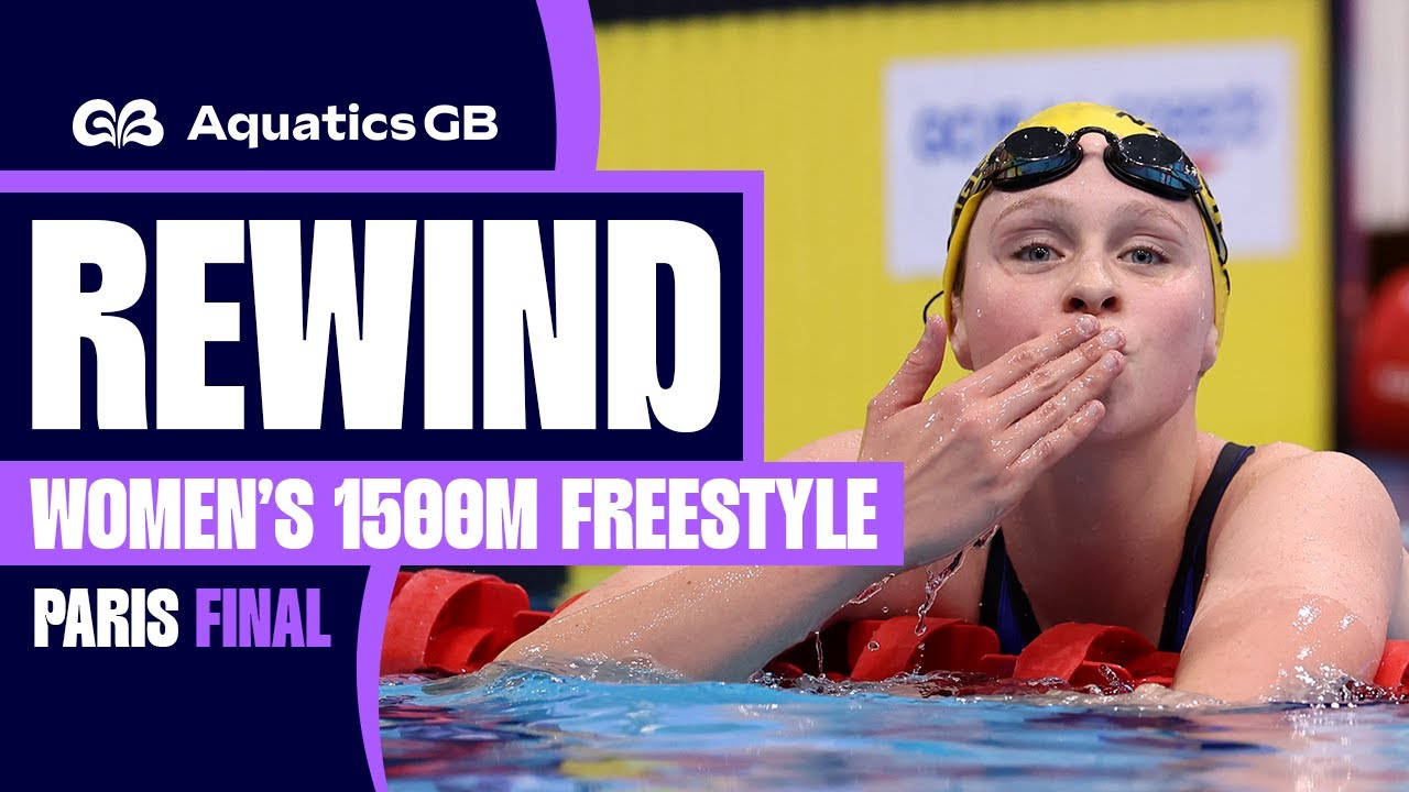 14-YEAR-OLD NATIONAL CHAMPION! | Women's 1500m Freestyle | Aquatics GB ...