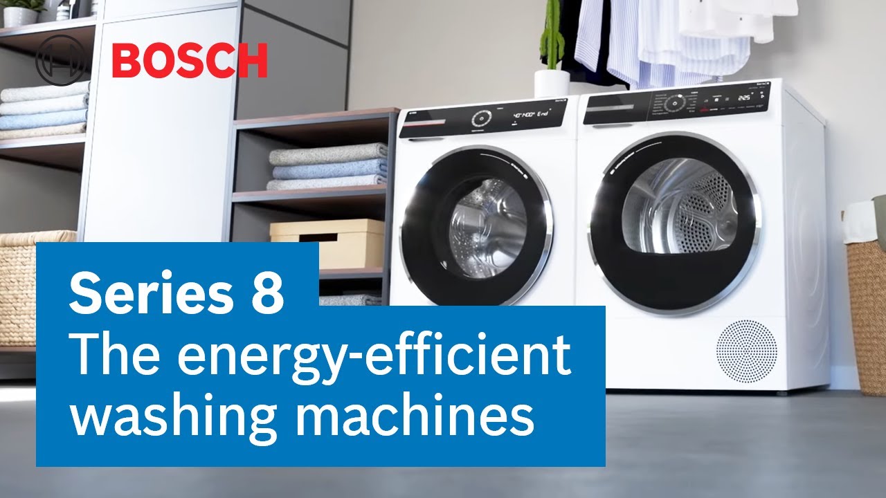 Smarter Laundry Starts Here: Bosch Series 8 Washing Machine | Bosch ...