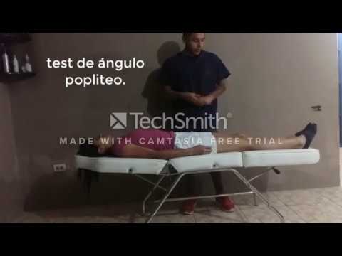 angulo popliteo test - YouTube