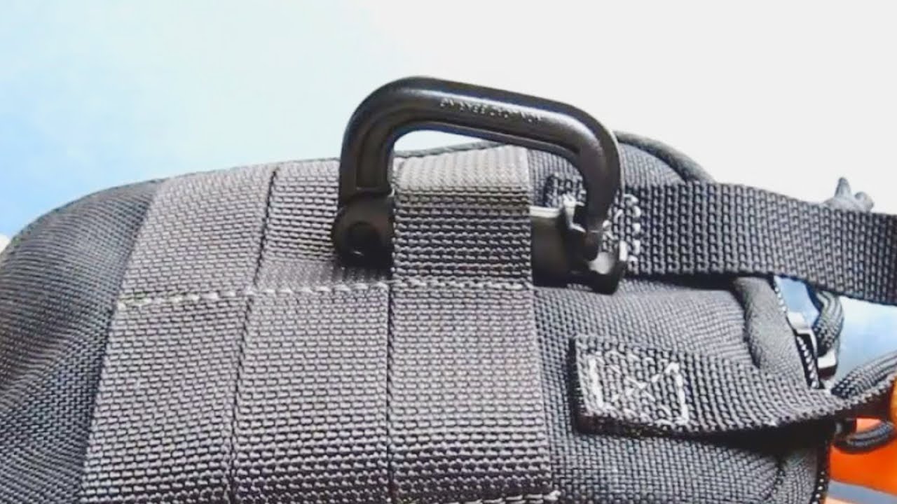 Система MOLLE, PALS: карабинчик Grimlock - YouTube