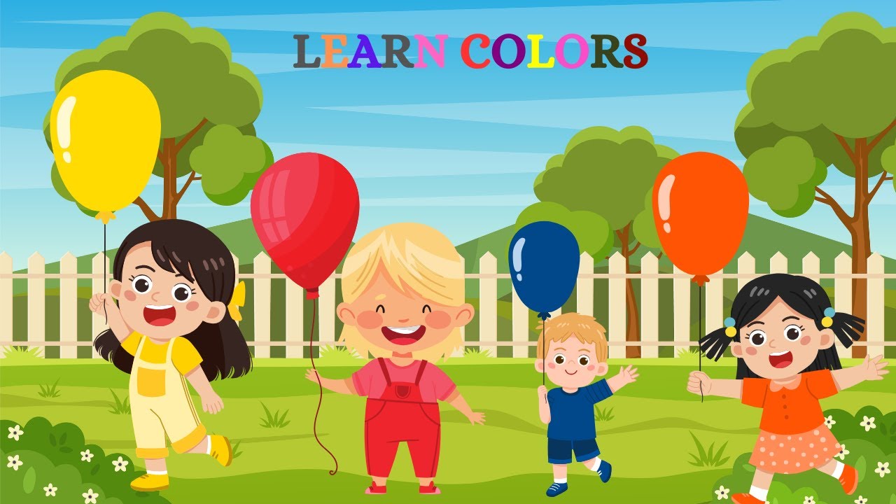Teach Colors With Balloons | Learn Colors With Balloon Nursery Rhymes ...