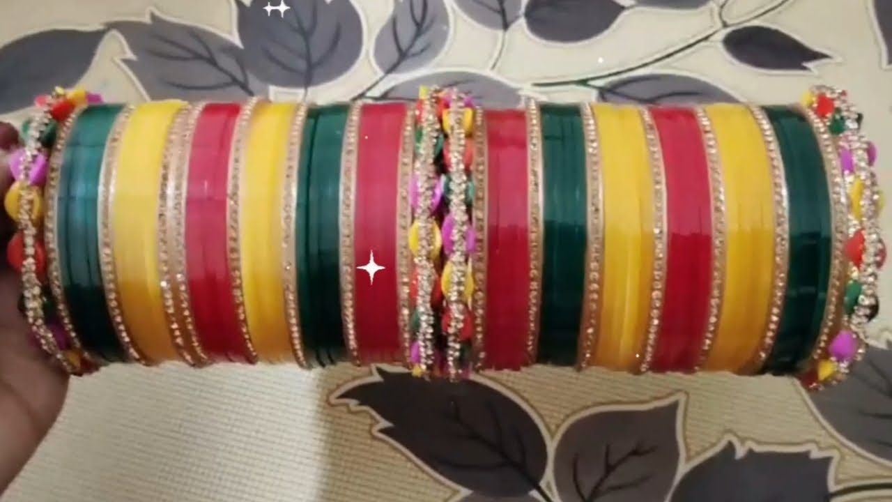 Multi Colour Bangles Set trending Fashion - YouTube