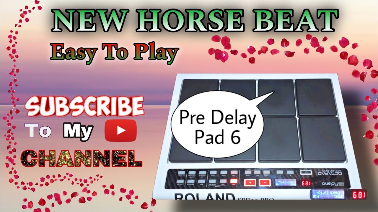 Horse Beat / Patch Pattern / Newly Used Percussion / Octapad - YouTube