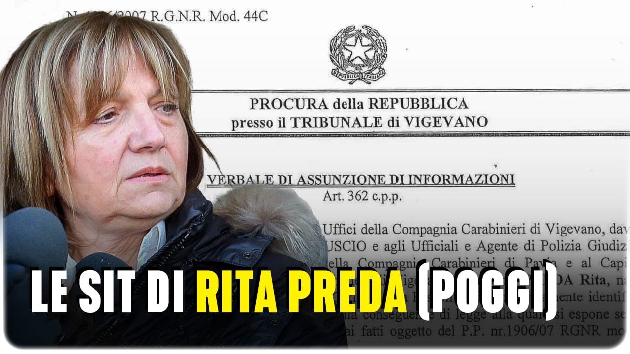 Garlasco: le SIT di Rita Preda, mamma di Chiara Poggi - YouTube