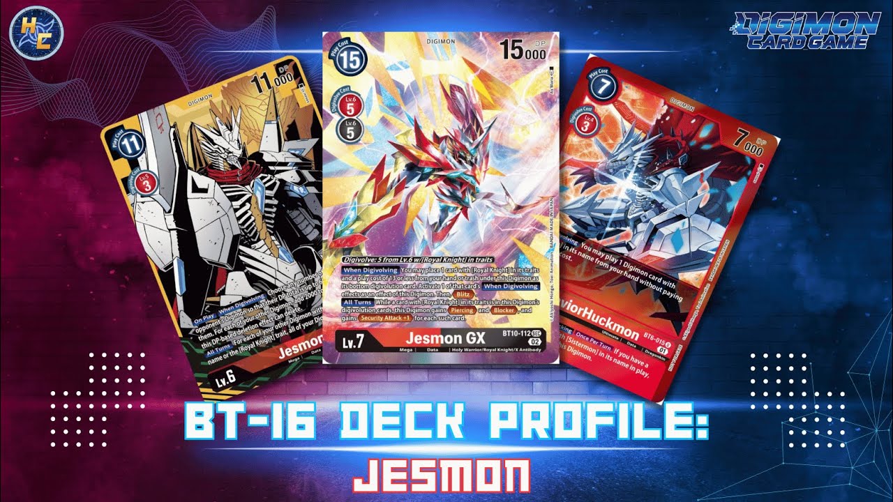 BT-16 Deck Profile: Jesmon Makes a Comeback ft Jorel! - YouTube