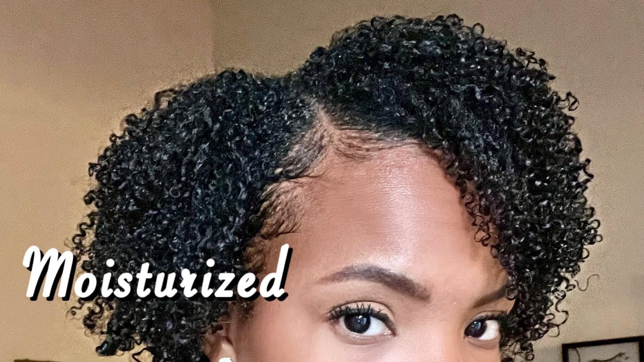 Moisturized wash and go for | dry Natural Hair | - YouTube