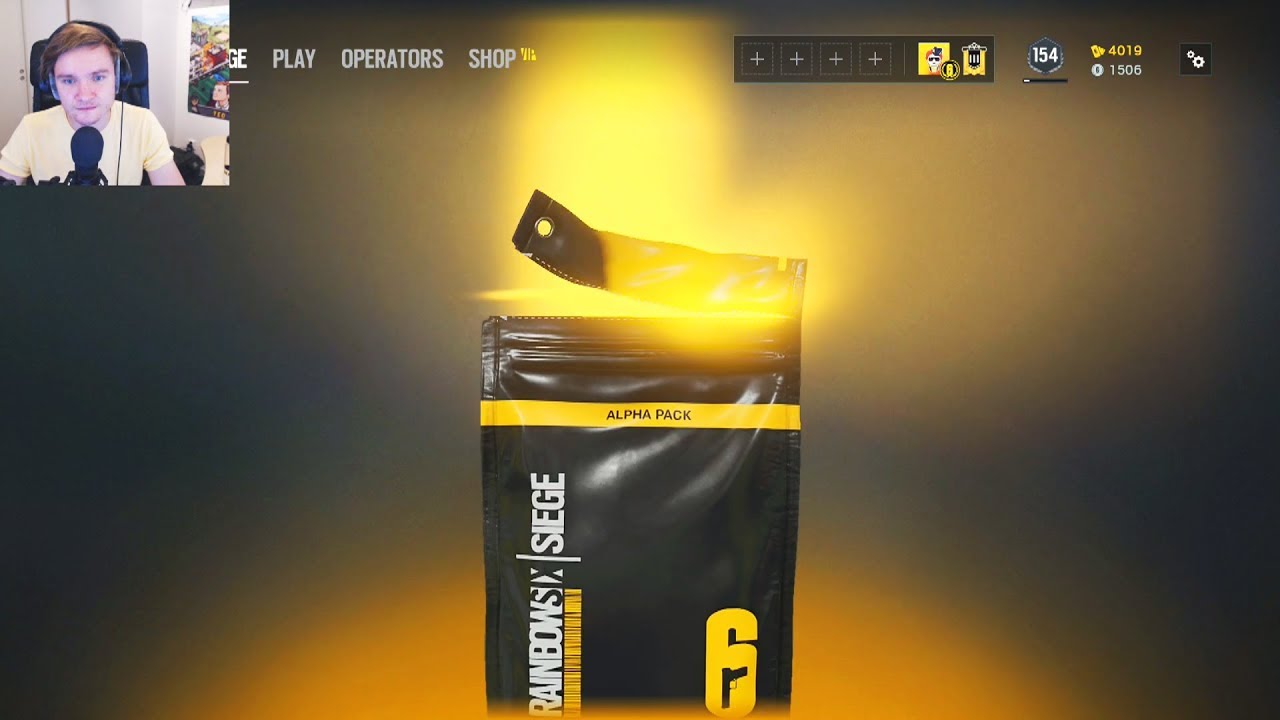 Teo opens 59 alpha packs in Rainbow Six Siege - YouTube