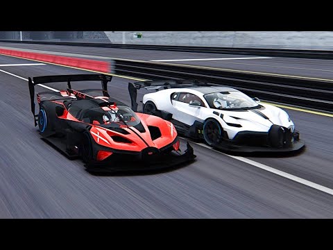 Bugatti Bolide GTR vs Bugatti Divo GTR (Concept Cars) at Special Stage ...