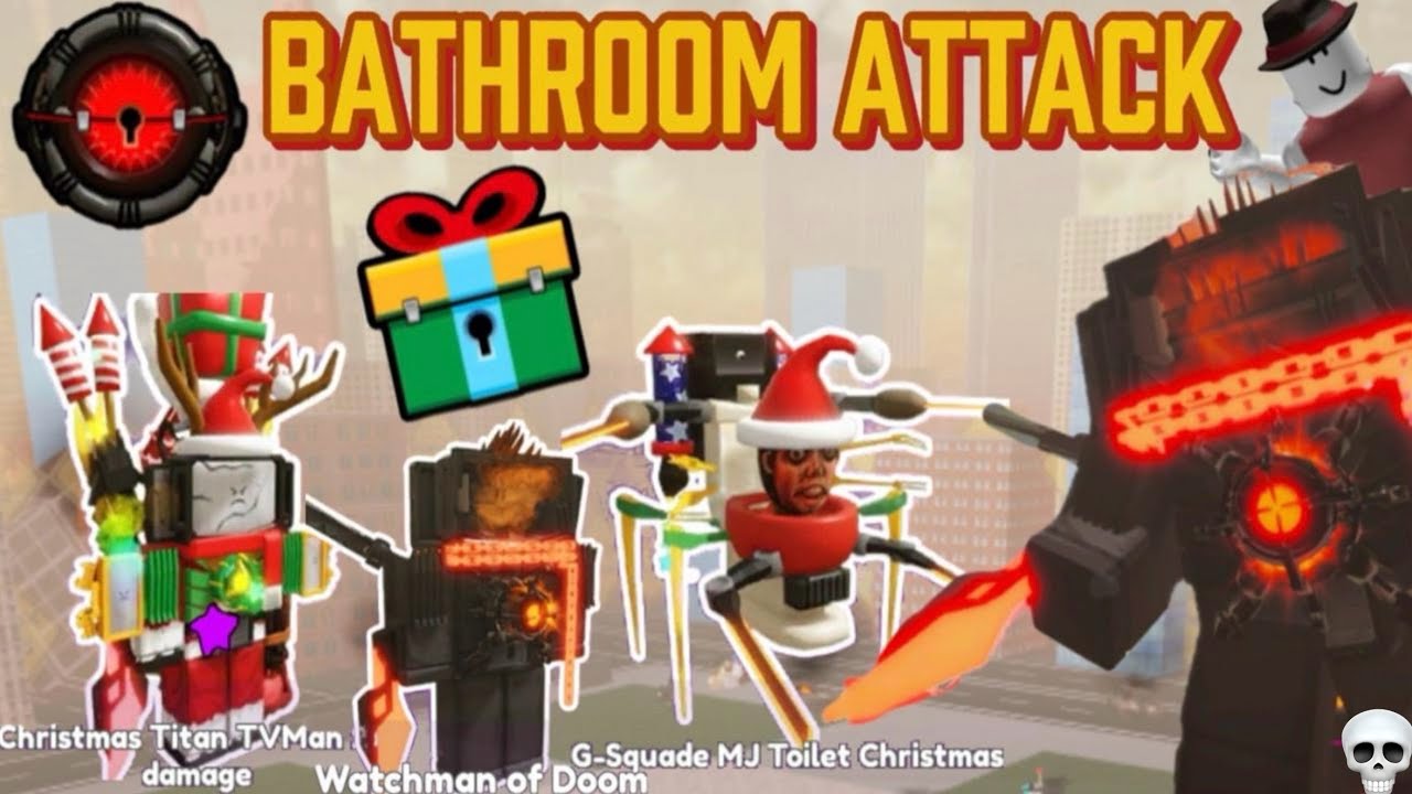 WATCHMAN OF DOOM and MORE in Bathroom Attack!!!! | (Roblox) - YouTube
