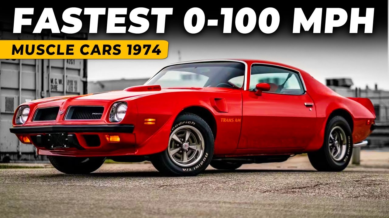 Top 10 Fastest American Muscle Cars of 1974 - YouTube