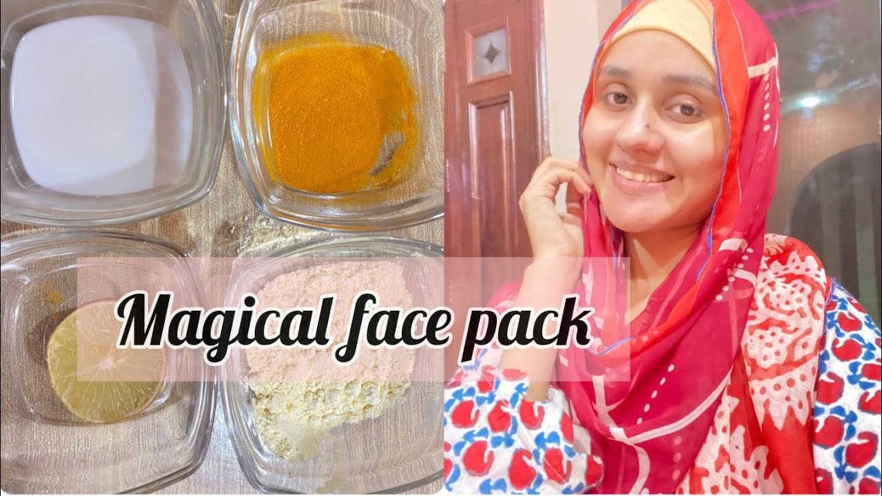 Glow your face with this magic mask| home made mask for all type skin😍 ...