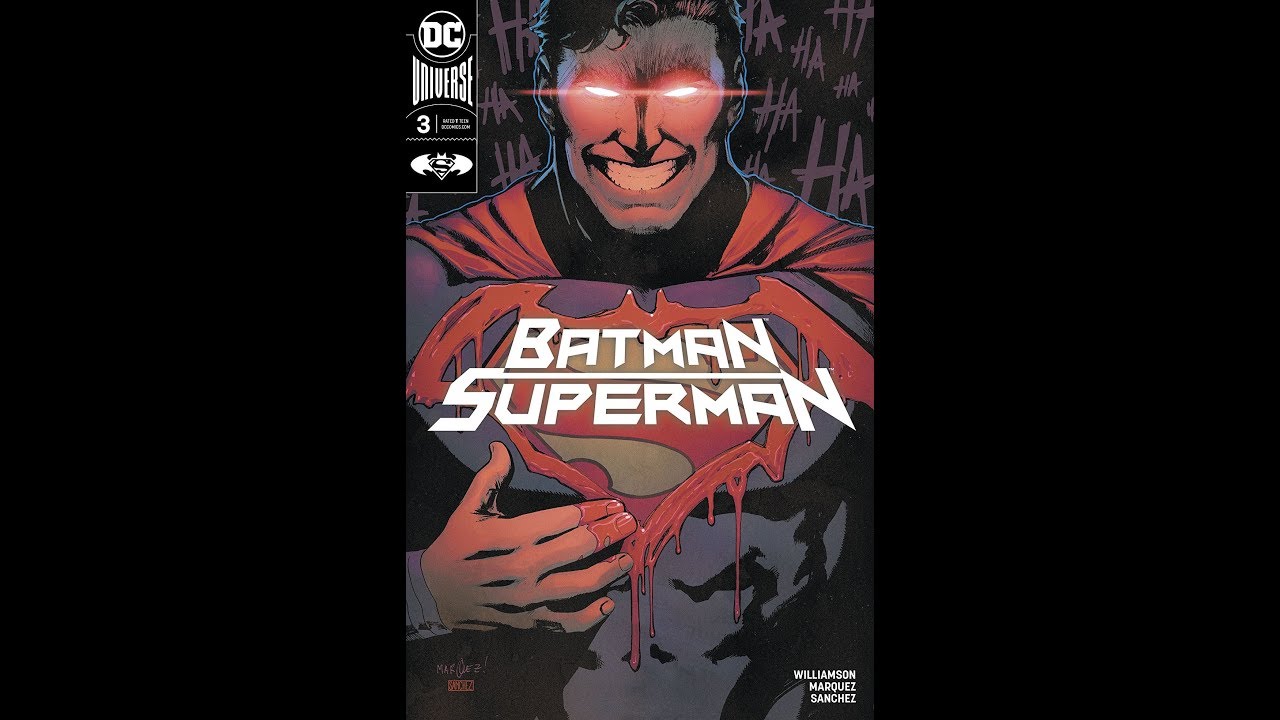 Batman/Superman #3 superman who laughs review - YouTube