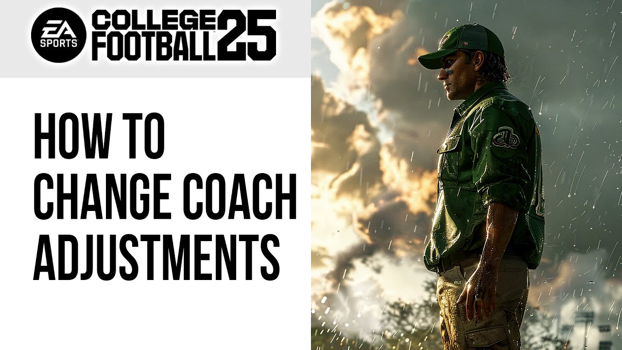 How to change Coach Adjustments - YouTube