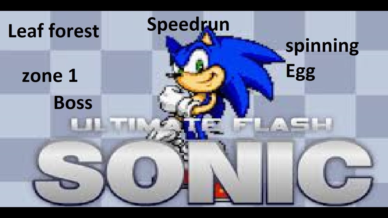 ultimate flash sonic Zone 1 Boss Spinning Egg (Speedrun) | Sonic the hedgehog channel. - YouTube