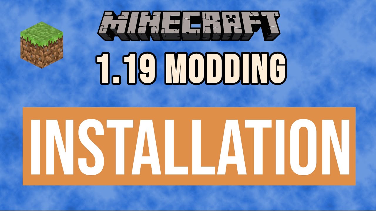 Installation #1 | 1.19 Forge Mod Programmieren | #minecraftmod - YouTube