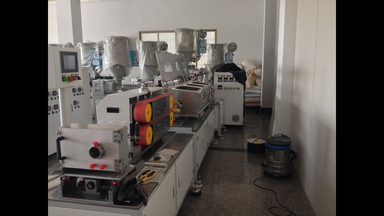 5-layer Cosmetic Tube Extrusion Line - YouTube