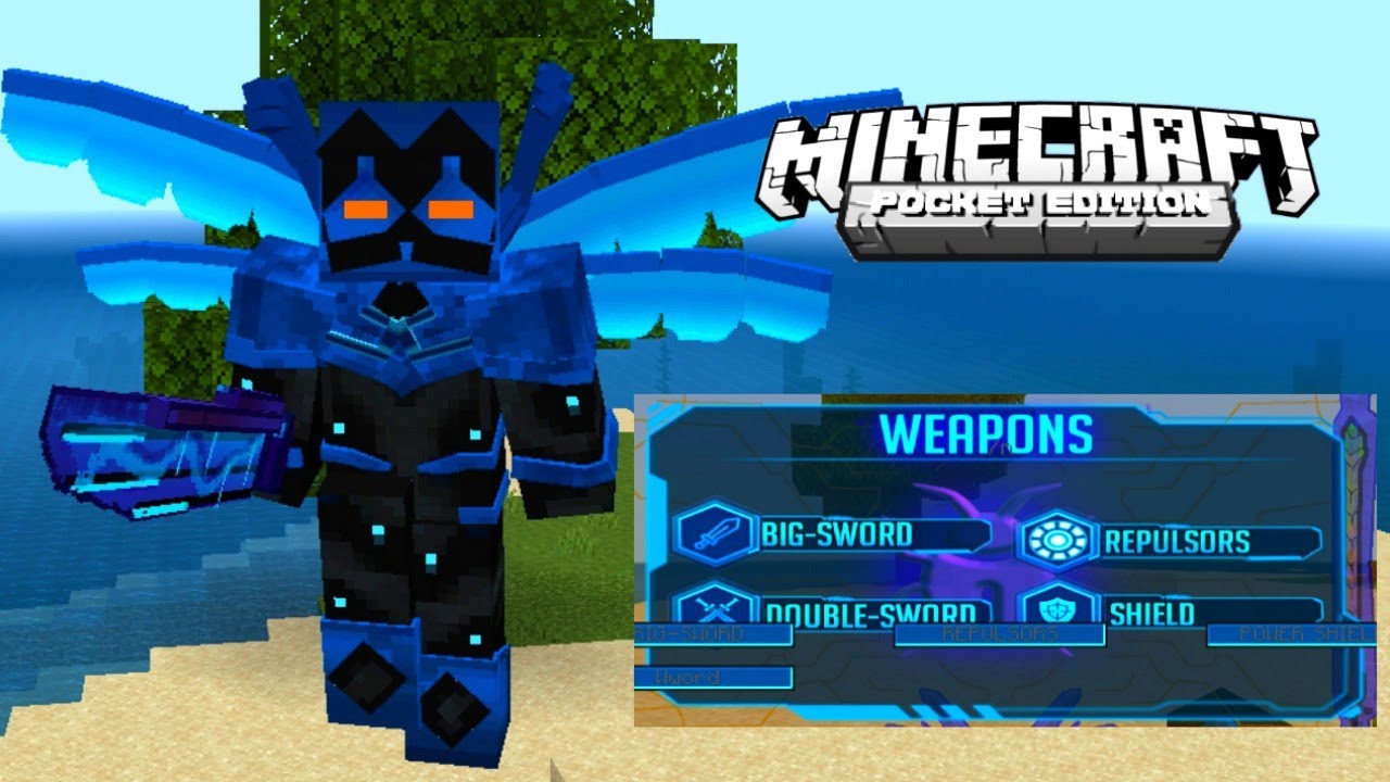 Addon Do Besouro Azul Para Minecraft Bedrock!! - YouTube