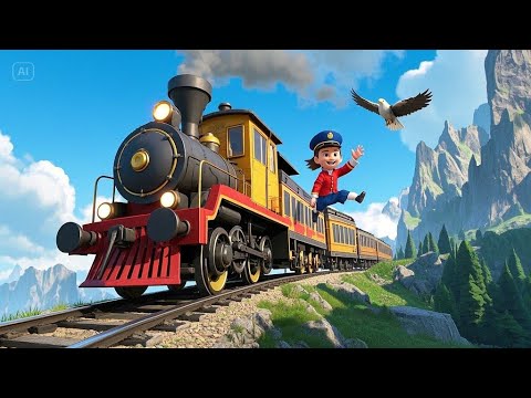 The Train on the Track Goes Choo Choo | Fun Train Song for Kid ...